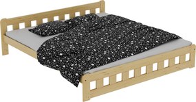 Maxi Zvýšená postel z masivu Nikola 160 x 200 cm - barva Borovice