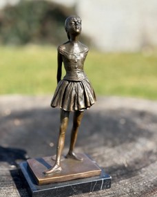 Bronzová socha malá soška - Tanečnice baletka Degas