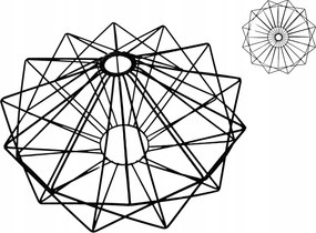 Moderní industriální stínidlo pro závěsné lampy E27 Edison Led