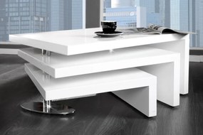 Bighome - Konferenční stolek STEPS – bílá