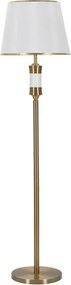 Stojací lampa Whity 160 cm bílá/zlatá
