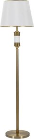 Stojací lampa Whity 160 cm bílá/zlatá