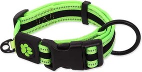 Active Dog Fluffy M limetka / Obojek pro psy / Nylonový / Reflexní prv