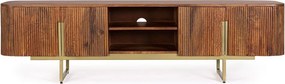TV stolek z mangového dřeva v přírodní barvě 180x45x40 cm Vilas – Bizzotto
