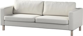 Potah na pohovku IKEA Karlstad 3-místná, nerozkládací, krátký barva šedá látka pletený vzor