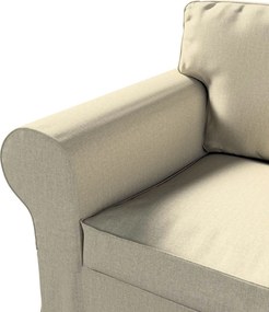 Potah na křeslo IKEA Ektorp barva béžová látka pletený vzor
