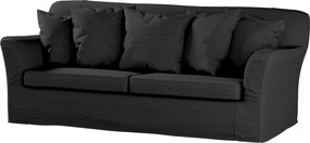 Potah na pohovku IKEA Tomelilla rozkládací barva černá látka pletený vzor