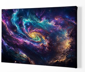 Obraz na plátně - Galaxie Pulan FeelHappy.cz Velikost obrazu: 120 x 80 cm