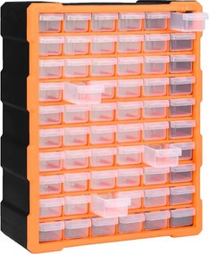Organizér se 60 zásuvkami 38 x 16 x 47,5 cm 147587
