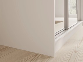 ADRK Furniture Šatní skříň s posuvnými dveřmi Tola 200 ADRK-SW-TOL-200-W