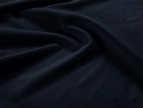 Tmavě modré sametové křeslo Molino – Micadoni