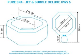 Intex PureSpa Jet & Bubble Deluxe Octagon 28458