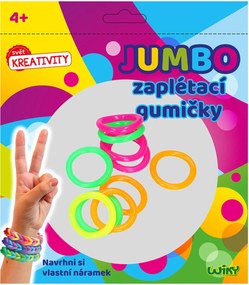 _Ostatní 1_ UDĚLEJ SI NÁRAMEK Gumičky Jumbo barevné kreativní set 70ks s doplňky 037034