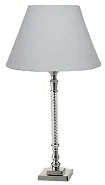 Stolní lampa CRISTELIA 40 cm, stříbrná