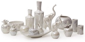 DEKORAČNÍ VÁZA SIMONA3 (02) (FI) 13X36 CM PERLA