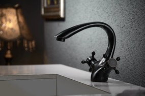 Rea Retro- Vysoká umyvadlová baterie, černá, REA-B0225