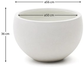 Květináč z cementu ø 56 cm Grau – Kave Home