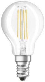 OSRAM LED kapka E14 4W, teplá bílá, 470 lumenů