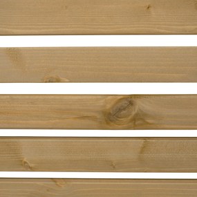 Zahradní zástěna, hnědá, dřevo, 180x150 cm, FILDO TYP 3