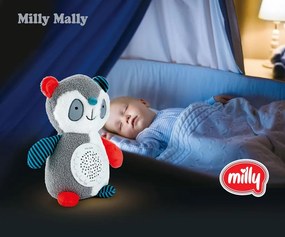 Plyšový usínáček panda s projektorem Milly Mally