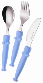 Eme Cutlery Ltd. Dětský příbor PAPPALLEGRA MODRÝ 3-dílná sada