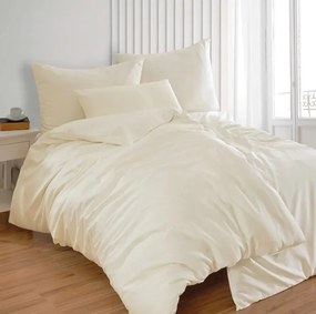 Florella Saténové povlečení Edel Satin Uni Ivory Rozměr: 70x90 + 140x200 cm
