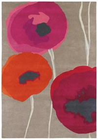 Brink&Campman Sanderson Poppies  45700 170x240cm red/orange