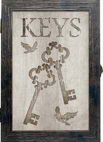 Bondecor Skříňka na klíče "Keys" 20x30cm