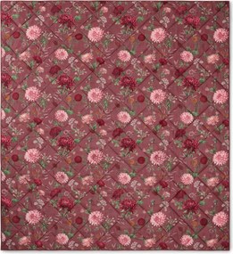 Tchibo - Přehoz na postel - barva: růžová