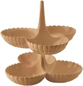Guzzini Tiffany sada 2 servírovacích stojánků terakota / Servírovací s