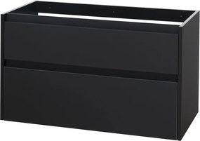 Mereo Mereo, Opto, koupelnová skříňka 101 cm, bílá, dub, bílá/dub, černá, CN942S