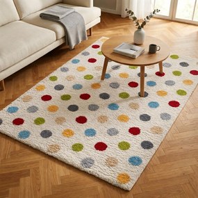 Krémový koberec 80x150 cm Norge Dots – Universal