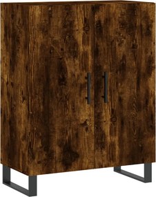 Skříň highboard kouřový dub 69,5 x 34 x 180 cm kompozitní dřevo 3195704