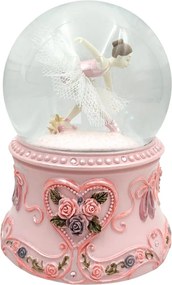 Madrid Magnificence Hudební skříňka Tančící baletka ve skleněné kouli 15 cm – MG-963