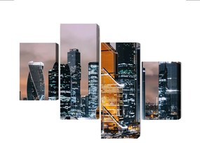 Vícedílný obraz Panorama Centra Moskvy A Mrakodrapů Nedostatek Nedostatek Plátno Canvas 240x150
