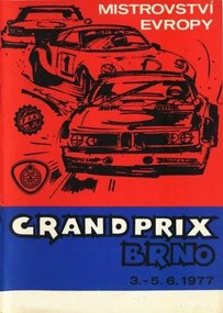 Plechová cedule Grand Prix 1977 Velikost: A4 (30 x 20 cm)