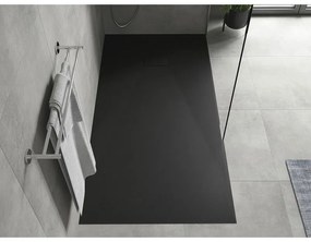 Mexen Hugo, SMC obdélníková sprchová vanička 170 x 90 cm, černá matná, 42709017