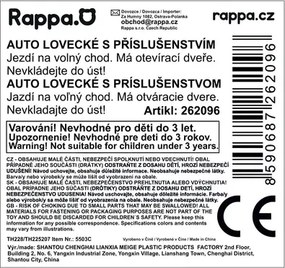 RAPPA Lovecká sada s autem / Setrvačník / Figurka lovce a 2 divoké hus