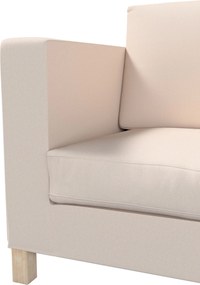 Potah na pohovku IKEA  Karlanda 3-místná nerozkládací, krátký barva růžová látka pletený vzor