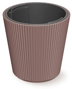 PROSPERPLAST Květináč - MILLY VI Průměr: 23,8 cm, Barva: marsala