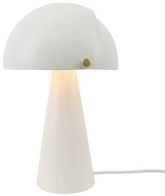 Nordlux 2120095001 Align, designová stolní lampička 1xE27, bílá, průměr 22cm