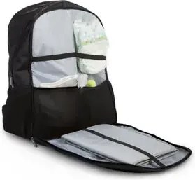 Childhome Přebalovací batoh Daddy Bag Black / 40 x 20 x 47 cm