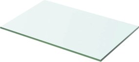 Policové desky 2 ks sklo čiré 50 x 25 cm 3051560