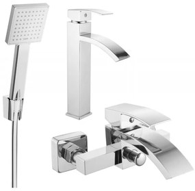 Mexen Libra R45 sada vanových uzávěrů, chrom - 745113R45-00