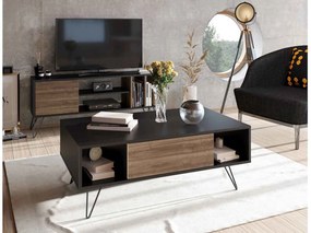 Designový konferenční stolek Baqia 120 cm ořech černý