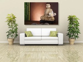 Obraz meditující Budha - 60x40 cm