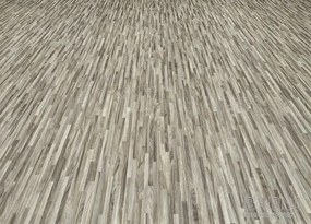 Breno PVC TOPTEX Line Oak 906L – lineární dřevěná šedá mozaika, šíře 500 cm