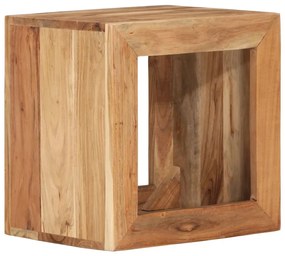 Stolička 40 x 30 x 40 cm masivní akáciové dřevo