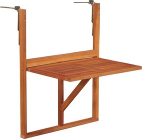 vidaXL Závěsný stůl na balkon 64,5 x 44 x 80 cm masivní akáciové dřevo [44118]
