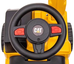 Dětské odrážedlo bagr se zvukem CAT Excavator Milly Mally žlutý